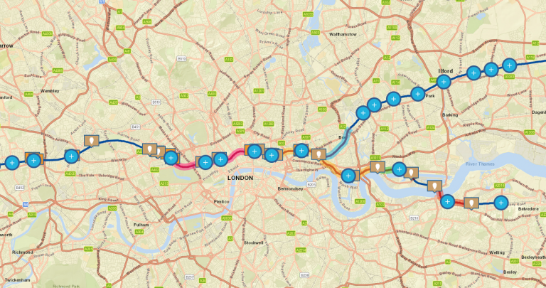 Crossrail: mapping the route across London - Studio 24